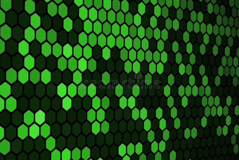 Green Hexagon Pattern stock vector. Illustration of grid - 9720224