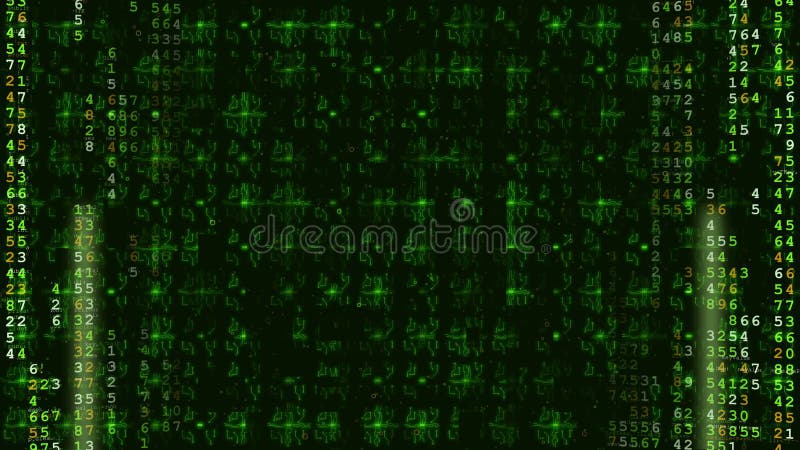 Hi-tech Green Digital Cube Background. Stock Video - Video of space ...