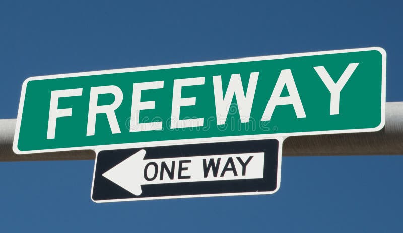 Green Highway Sign Freeway One Way Stock Illustrations – 10 Green ...
