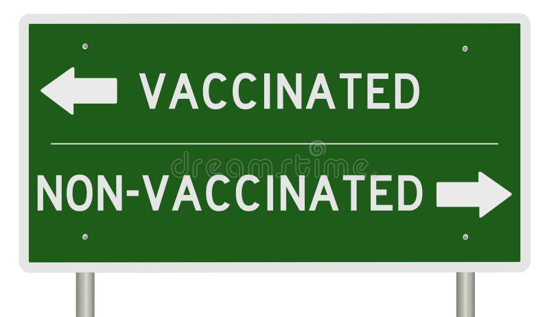 Green Highway Sign Showing a Decision Point Stock Illustration ... Green Highway Sign Showing a Decision Point Stock Illustration ...