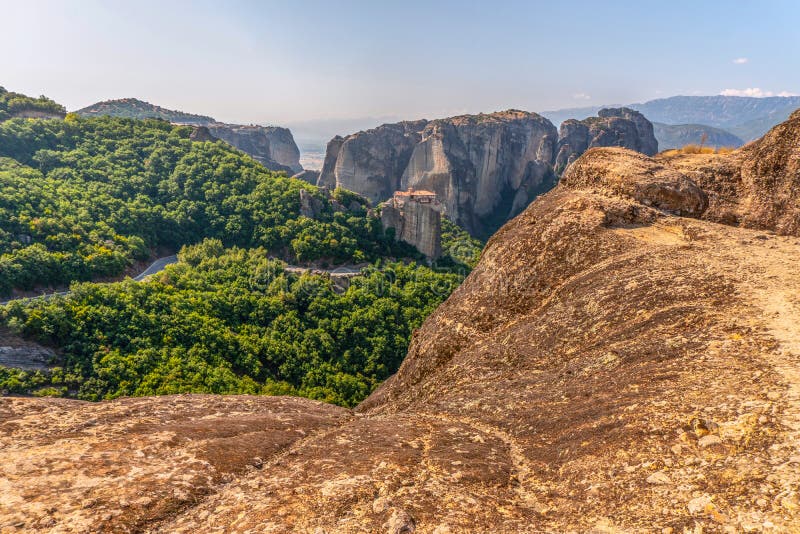Green Hills and Mountains in Greece Side View Stock Image - Image of ...