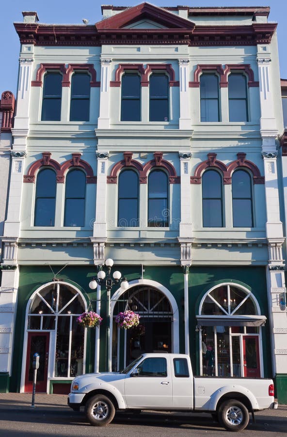 Green Historical Building Victoria Canada Stock Photo - Image of pick ...
