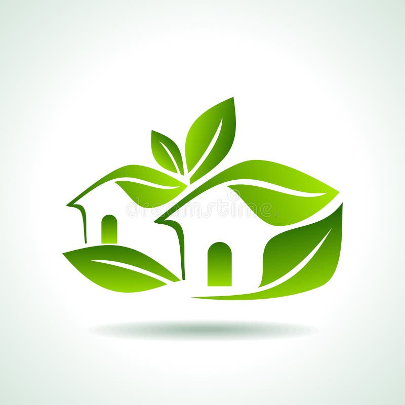 Green Home Icon stock vector. Illustration of icon, green - 6033610