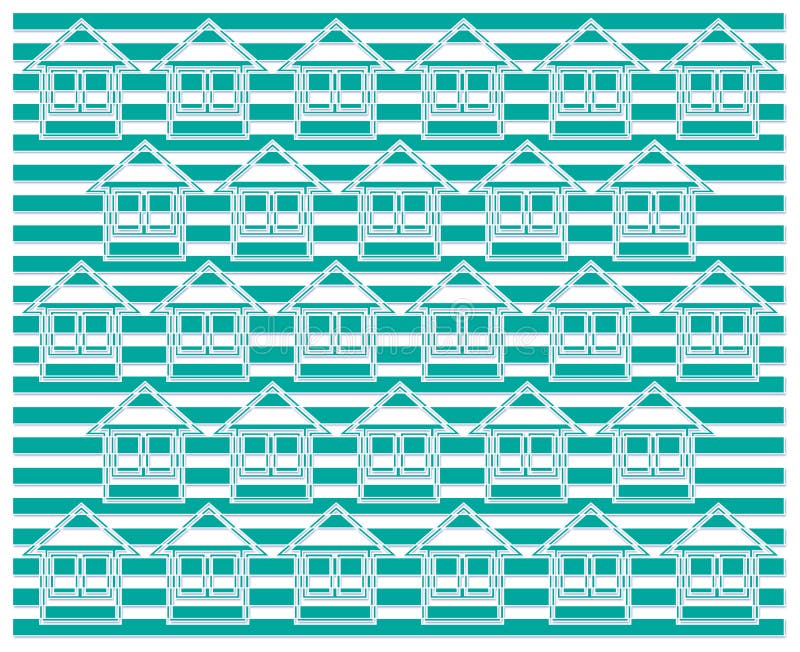 Green home pattern stock illustration. Illustration of winter - 40639498
