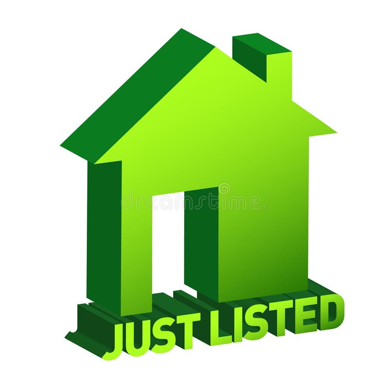 Just Listed Real Estate Sign Stock Image - Image of reduced, star: 1187797