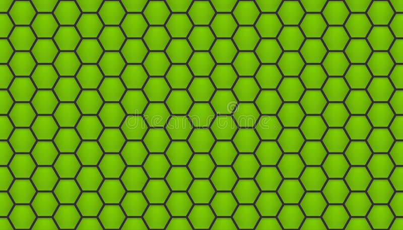 Green honeycomb background stock illustration. Illustration of cell ...
