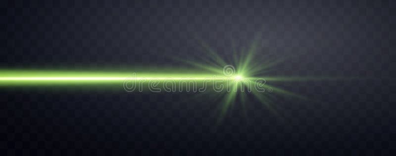 Green Horizontal Laser Beam. Neon Line, Presentation Pointer. Green ...