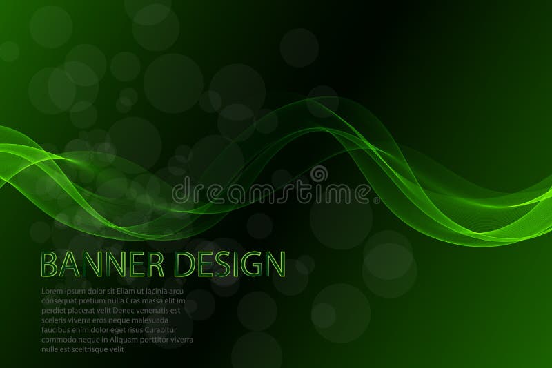 Green Horizontal Wave on White Background, Transparent Wave with Green ...