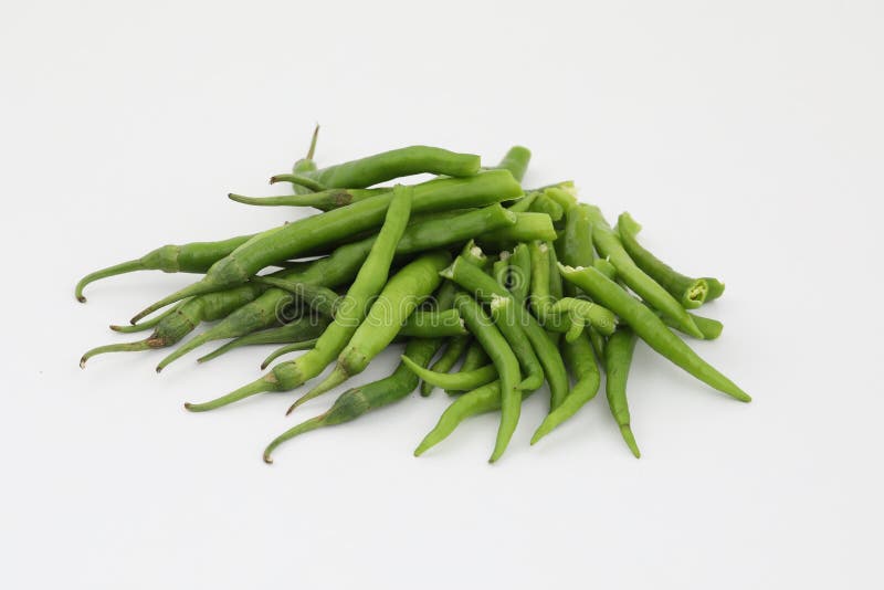 Green Hot Chilli stock photo. Image of dinner, isolated - 93024642