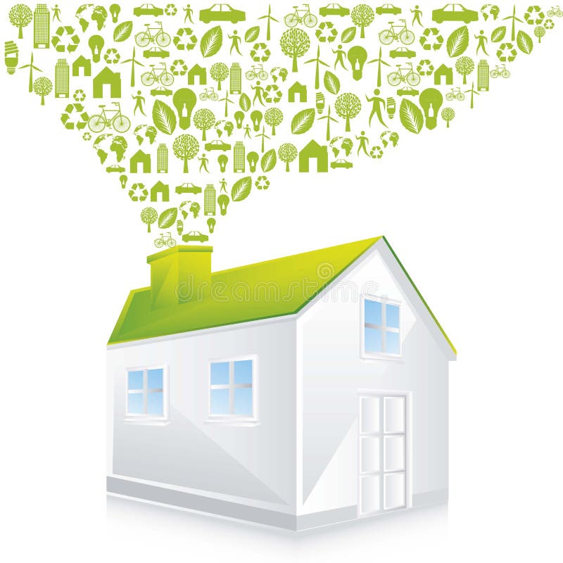 Green house icon stock vector. Illustration of design - 17002813