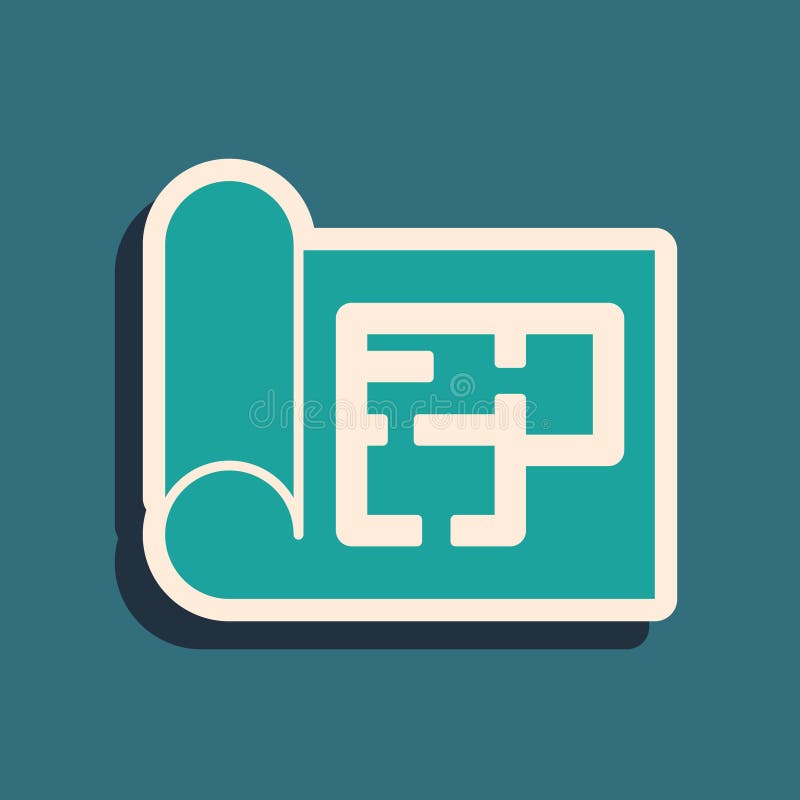 House Plan Green Background Vector Blueprint Stock Illustrations – 311 ...