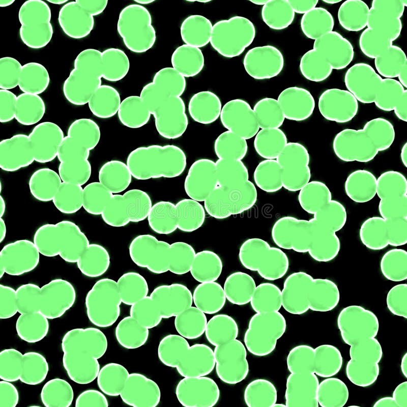 Green Human or Floral Cells Texture. Stock Image - Image of infection ...