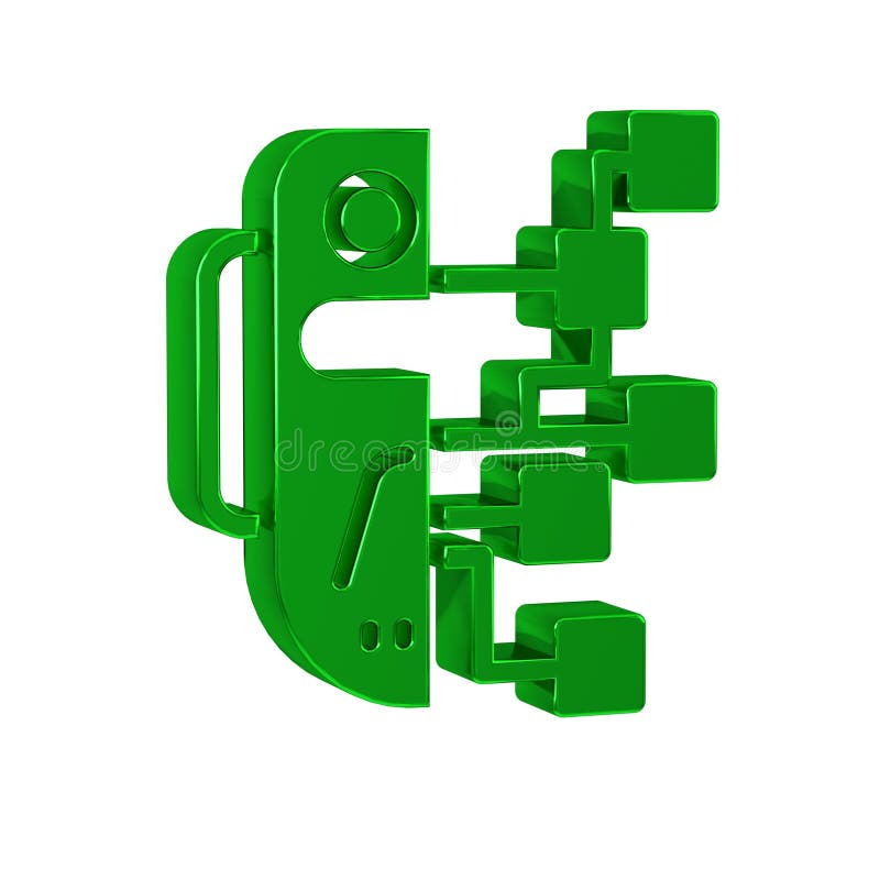 Machine Learning Green Icon Stock Illustrations – 996 Machine Learning ...