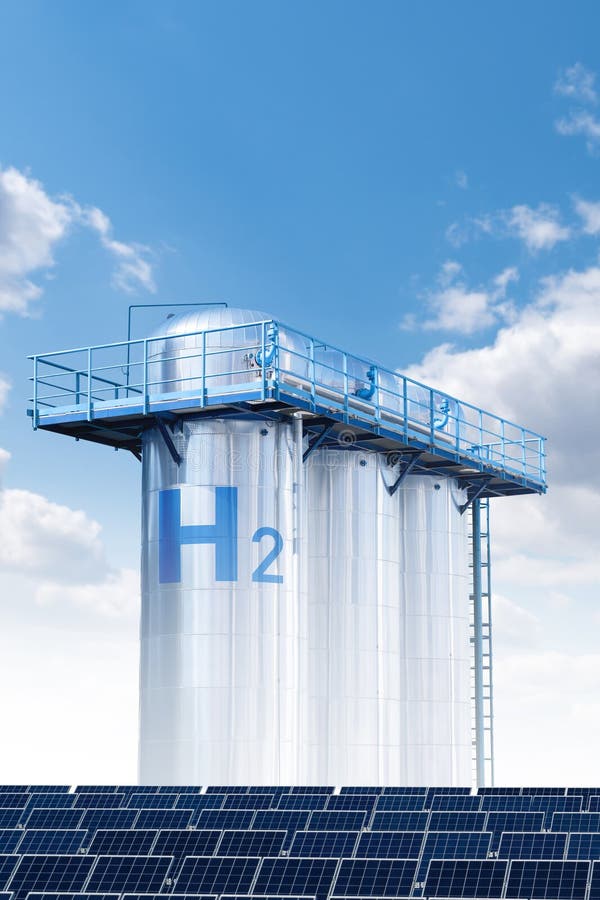Green Hydrogen Factory Concept. Hydrogen Production from Renewable ...