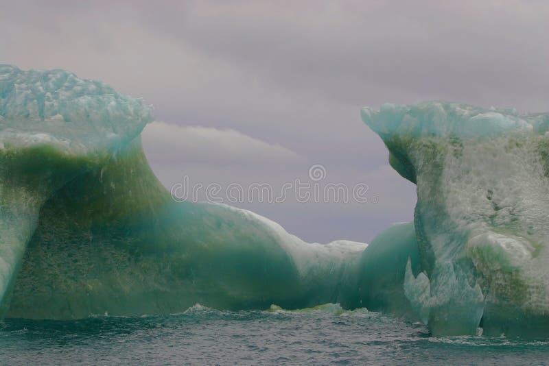 Green iceberg stock image. Image of antarctica, cold, south - 2342639
