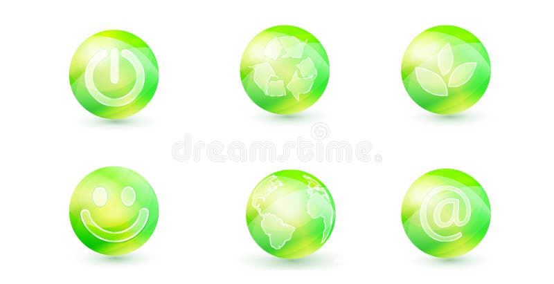 Green icon stock vector. Illustration of glass, button - 29573915