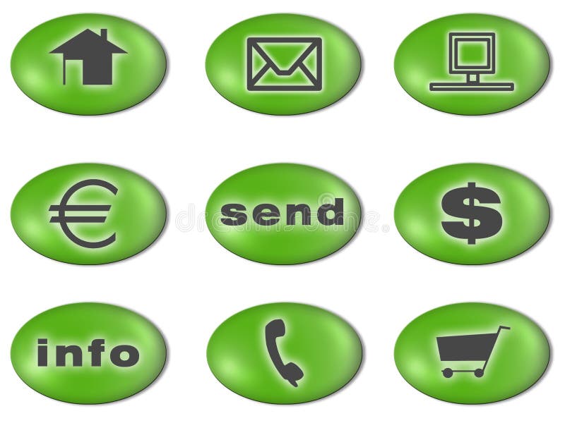 Contact Green Icons Stock Illustrations – 4,965 Contact Green Icons ...