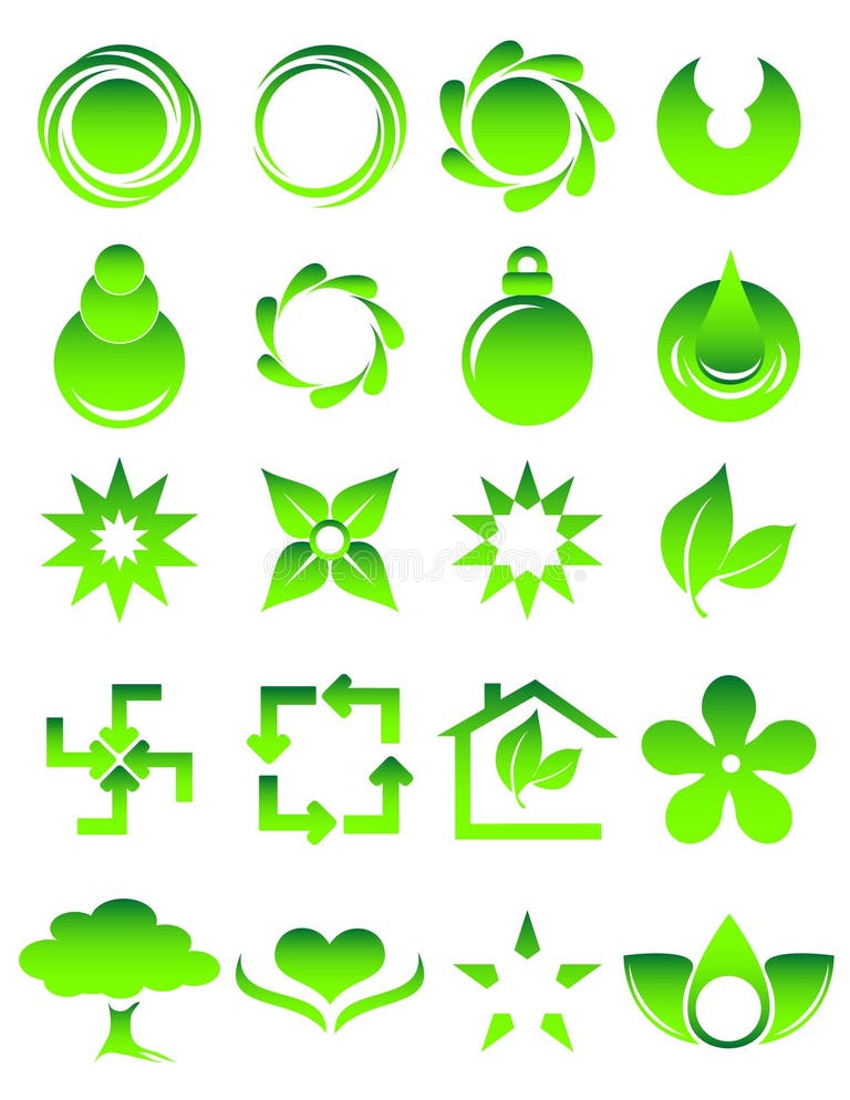 Different Green Icons Stock Illustrations – 12,167 Different Green ...