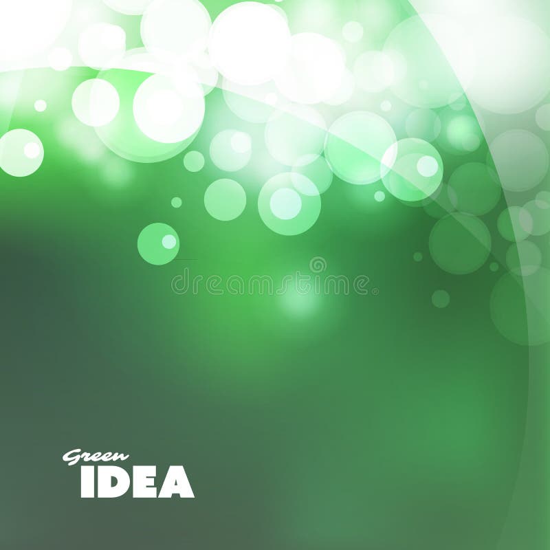 Green Idea - Eco, Bio, Nature Background Stock Vector - Illustration of ...