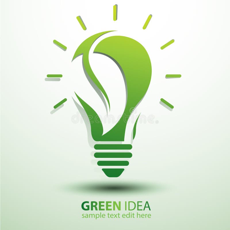 Green idea stock vector. Illustration of concept, tree - 43100618