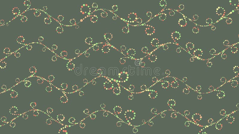 Illustration with Cool Animated Dot Patterns that Dance and Move in ...