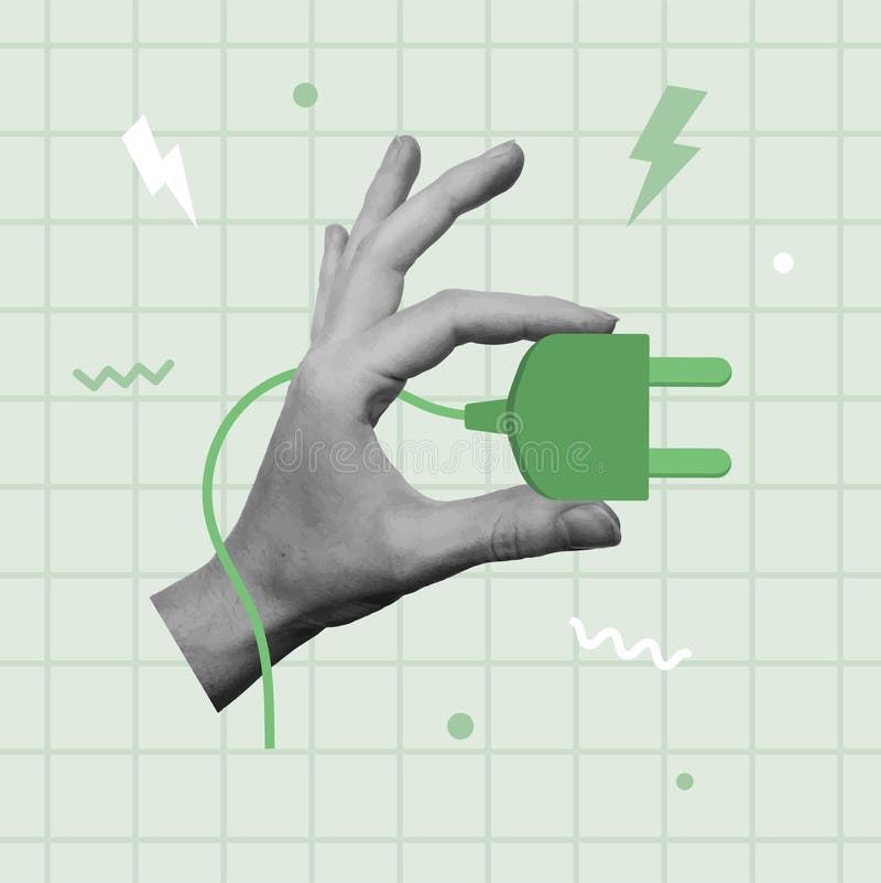 Green Industry and Sustainability Concept. Hand Holding Green Power ...