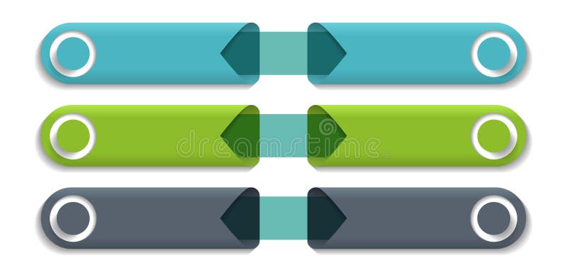 Green Infographic Arrows with Step Up Options. Template in Flat Design ...