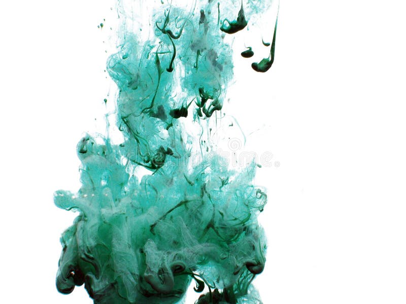 Green Ink stock photo. Image of blue, smooth, splash, flow - 116006