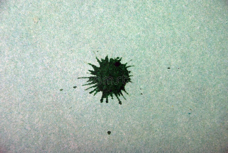 Green Ink Blot on Green Background Stock Photo - Image of liquid ...