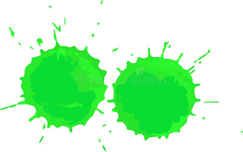 Green Ink Paint Spot. Drop Texture. for Grunge Splash Textures. Holiday ...