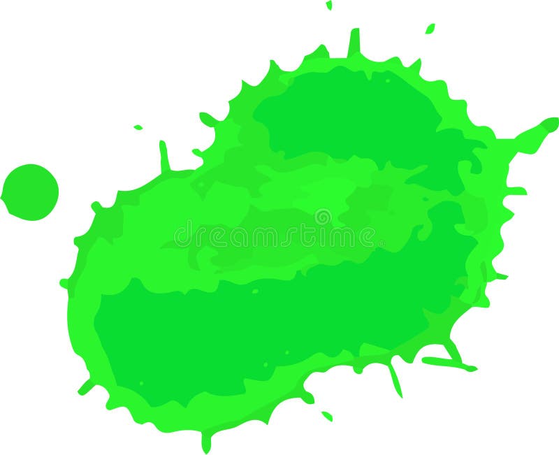 Green Ink Paint Spot. Drop Texture. for Grunge Splash Textures. Holiday ...