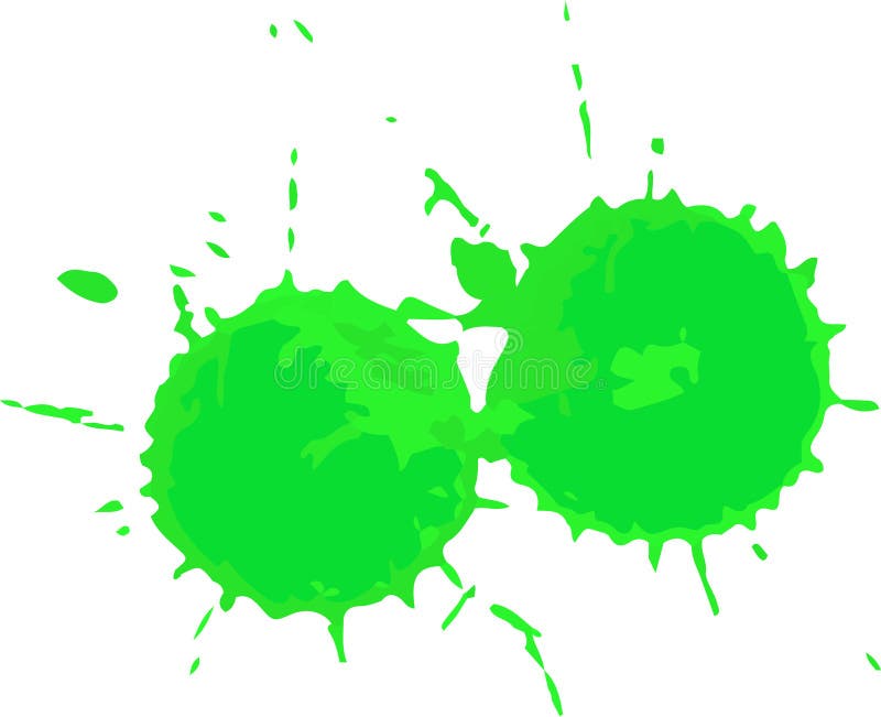 Green Ink Paint Spot. Drop Texture. for Grunge Splash Textures. Holiday ...