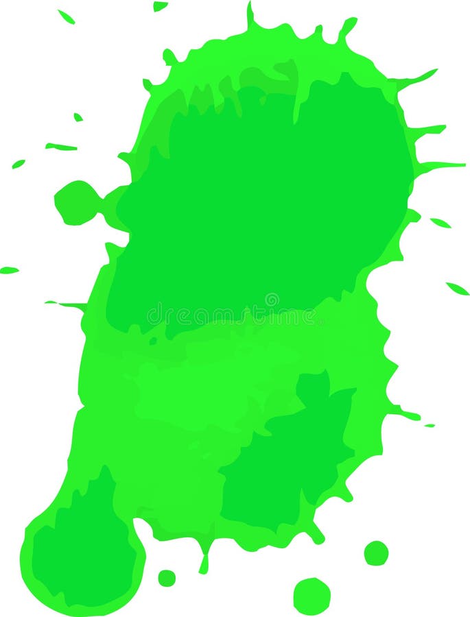 Green Ink Paint Spot. Drop Texture. for Grunge Splash Textures. Holiday ...