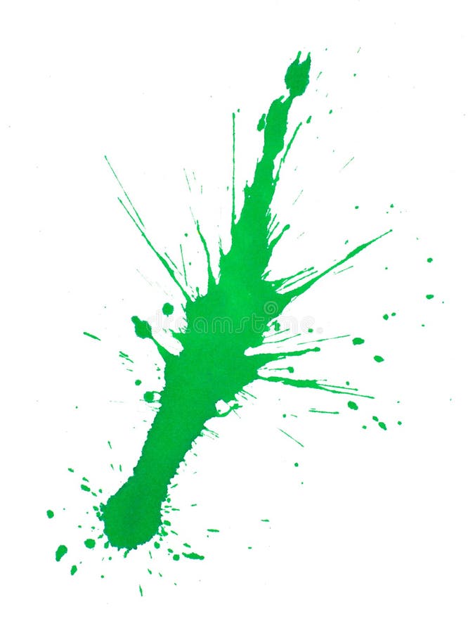 A green ink splash stock image. Image of blob, abstract - 41150241