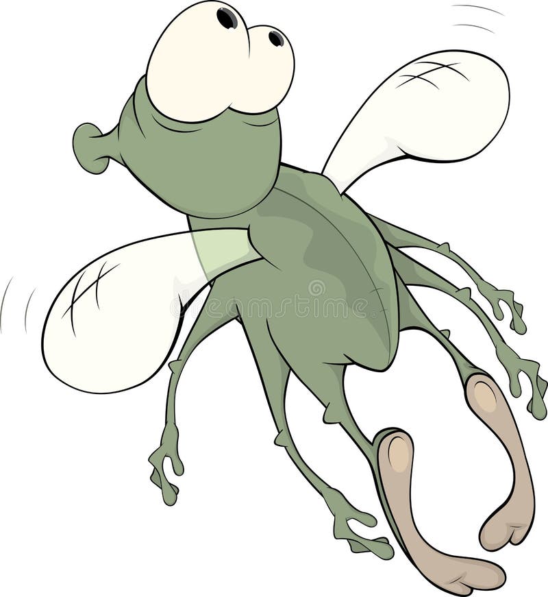 Green insect cartoon stock vector. Illustration of monster - 34400822