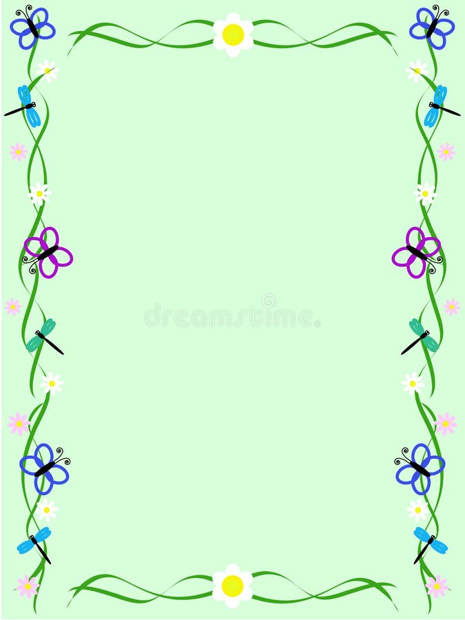 Insect frame stock illustration. Illustration of summer - 30729304