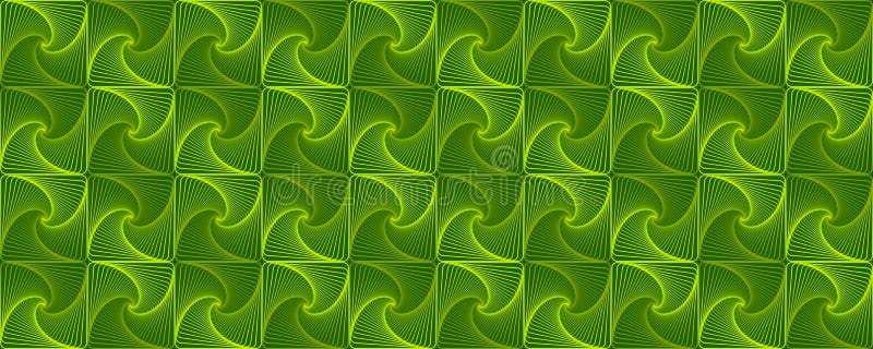 Green Interlocking Fractal Tessellations Geometric Seamless Pattern ...