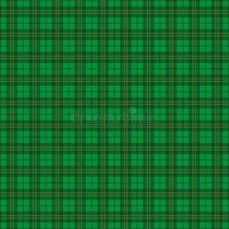 Green Irish Tartan Pattern stock vector. Illustration of striped - 67642646