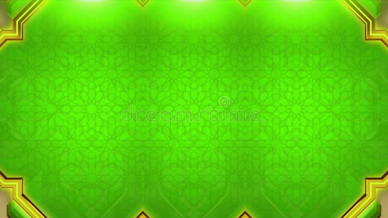 Green Islamic Background stock footage. Video of design - 341952376