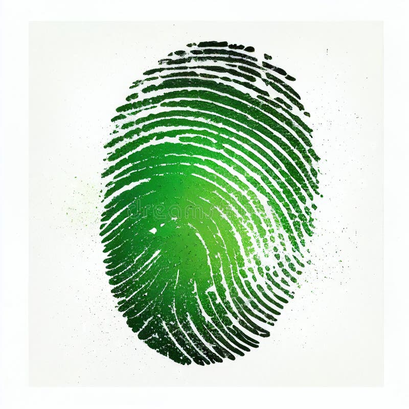 Thumbprint Green Stock Illustrations – 696 Thumbprint Green Stock ...