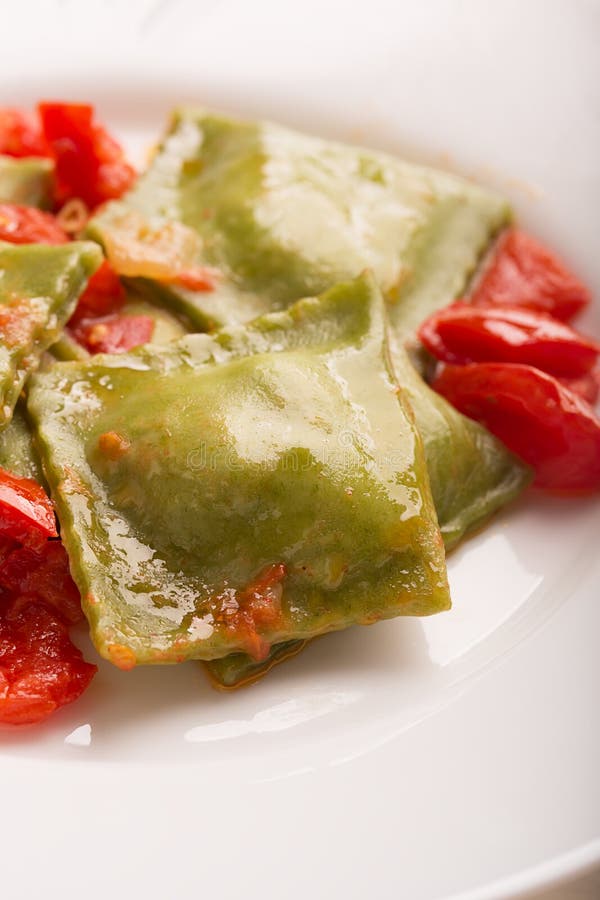 Green Italian ravioli stock photo. Image of culinary - 66519244