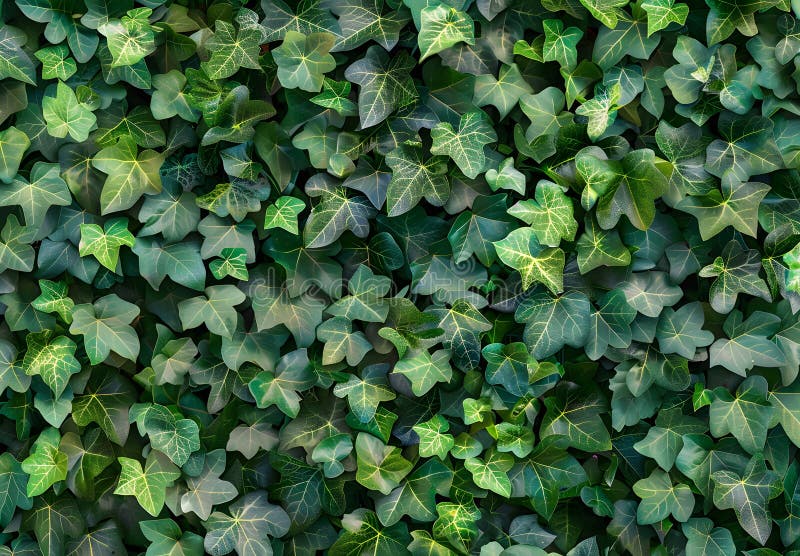 Seamless Green Ivy Wall Texture Background Stock Illustration ...
