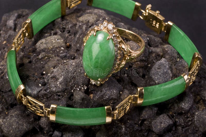 Green Jade. stock image. Image of china, design, color - 21905427