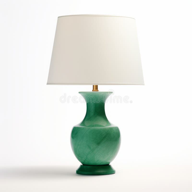 Minimal Jade Lamp: Photorealistic Rendering with Soft Lighting Stock ...