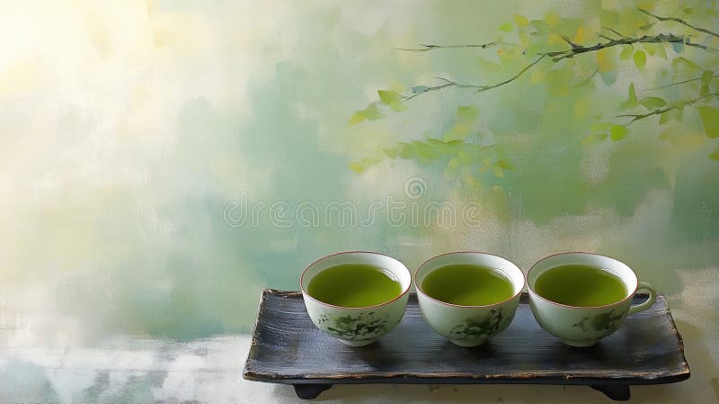 Green japanese tea stock photo. Image of beverage, japan - 333472124