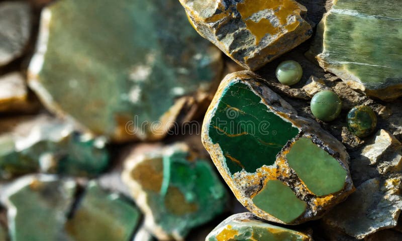 Green Jasper Stone Wall Texture Brick Stock Illustration - Illustration ...