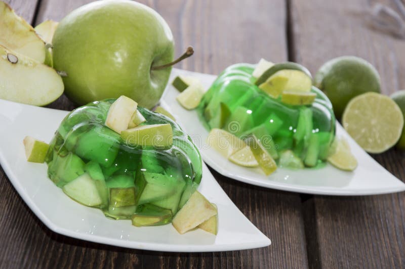 Green Jello stock image. Image of multicolored, fruits - 32414603