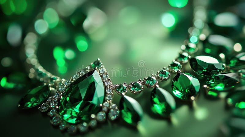 Green Jewels stock image. Image of fashion, shiny, design - 330529287