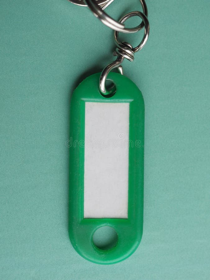 Green keyring stock photo. Image of paper, keychain, keyfob - 61604718