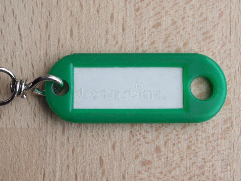 Green keyring stock photo. Image of copy, keyring, label - 61605076